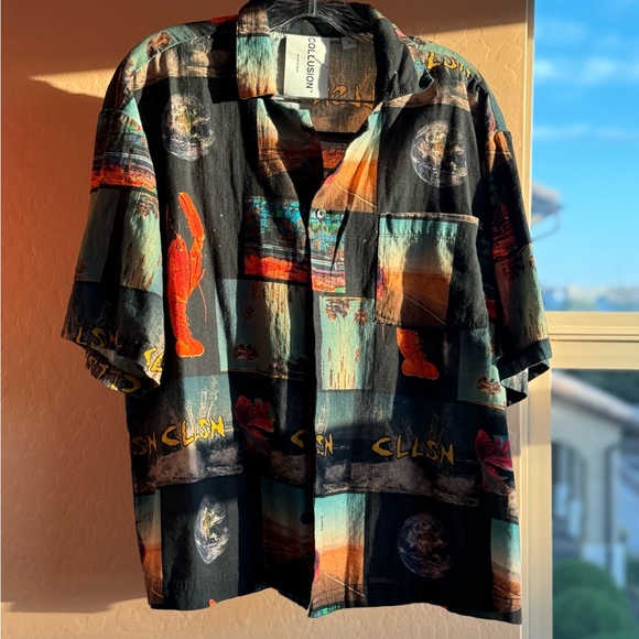 Shirts | Multicolor Graphic Mens Shirt | Poshmark